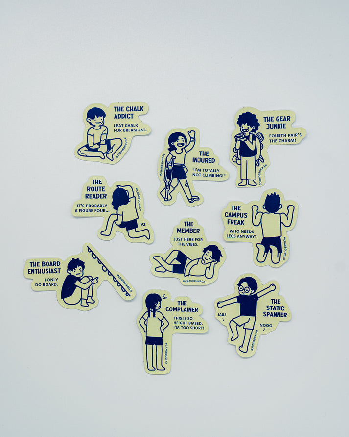The Community Stickers Pack – CRAGBOUND Enterprise